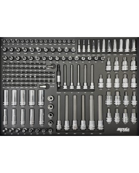(M) - BIT SOCKET SET, INHEX, TORX, SPLINE, ETC - 171-PIECES