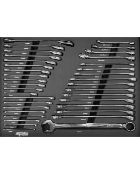 (M) - QUAD DRIVE SPANNER & GEAR DRIVE SPANNER SET - 36PC