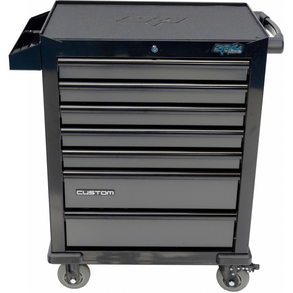 CUSTOM SERIES - ROLLER CABINET 7 DRAWERS - GREY