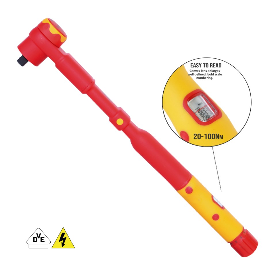 3/8" INSULATED TORQUE WRENCH 20 - 100NM